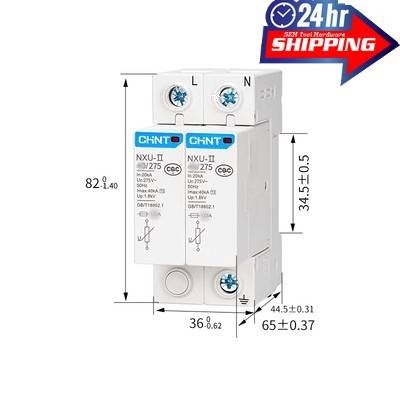 Lightning Protection Surge Protective Device Surge Protector MCB AC ...