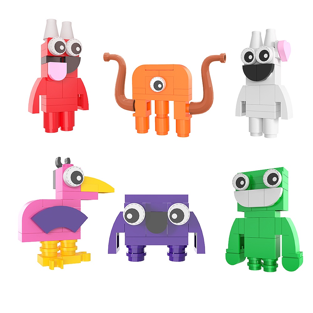 Garten of Banban Monster Building Block Toy Small Particle Assembly ...
