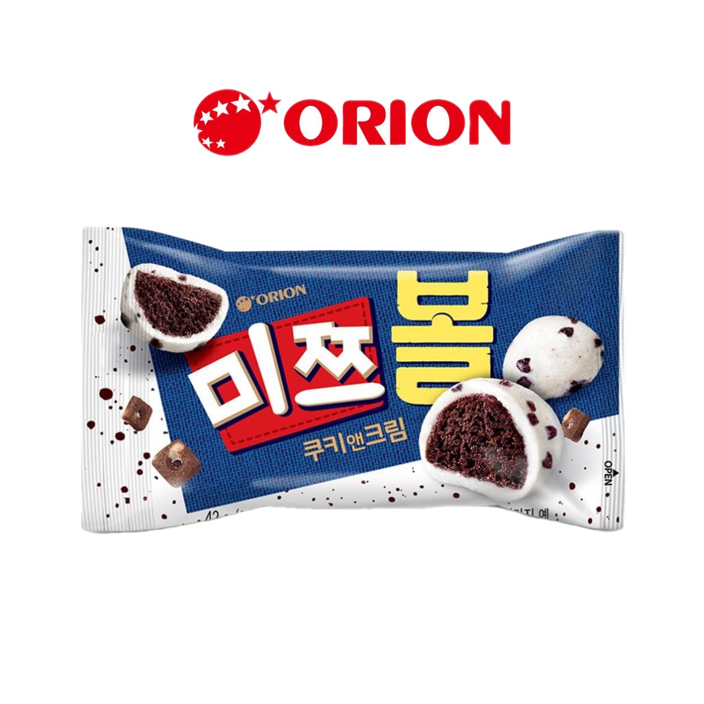 Orion Miz Chocolate Ball Cookies & Cream 42g | Shopee Malaysia