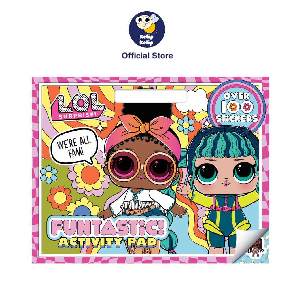 LOL Surprise Funtastic Giant Activity Book Pad For Kids To Color with ...