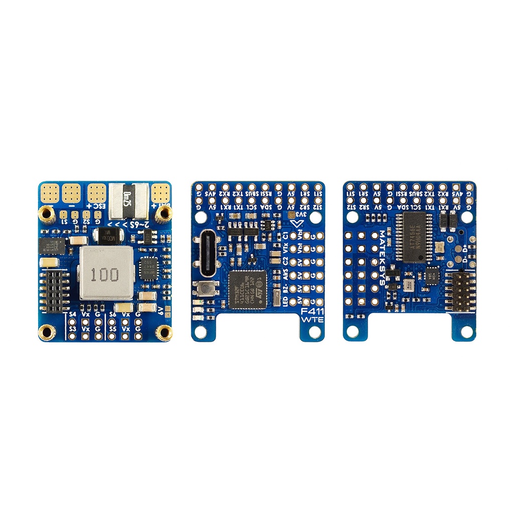 MATEK F411 F411-WTE Flight Controller INAV BEC 5V Output 2-6S ESC 90A ...