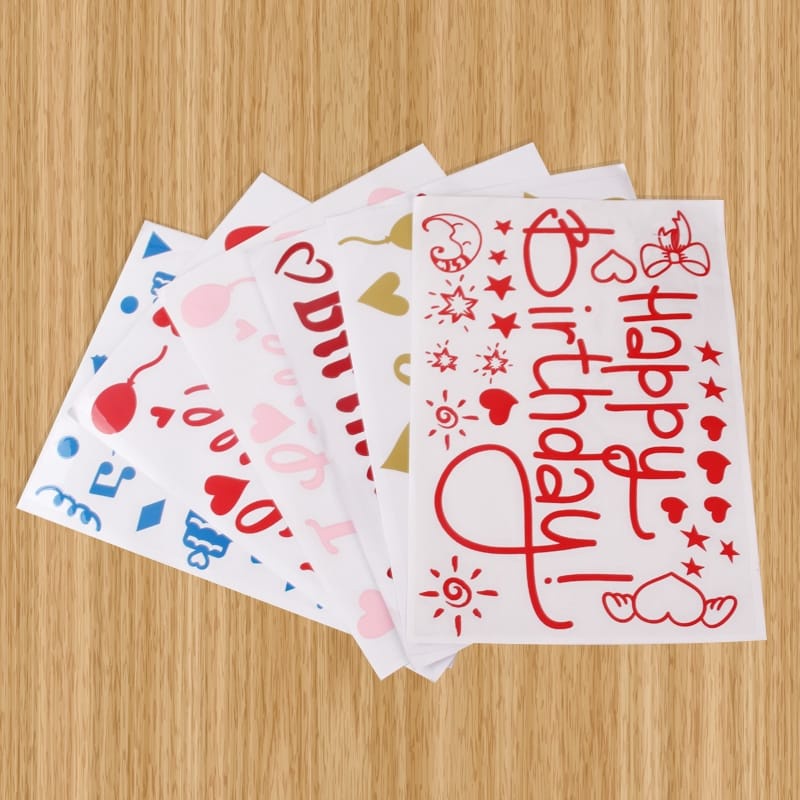 Sticker Balloon Bobo Sticker HAPPY BIRTHDAY HAPPER ANNIVERSARY LOVE YOU ...