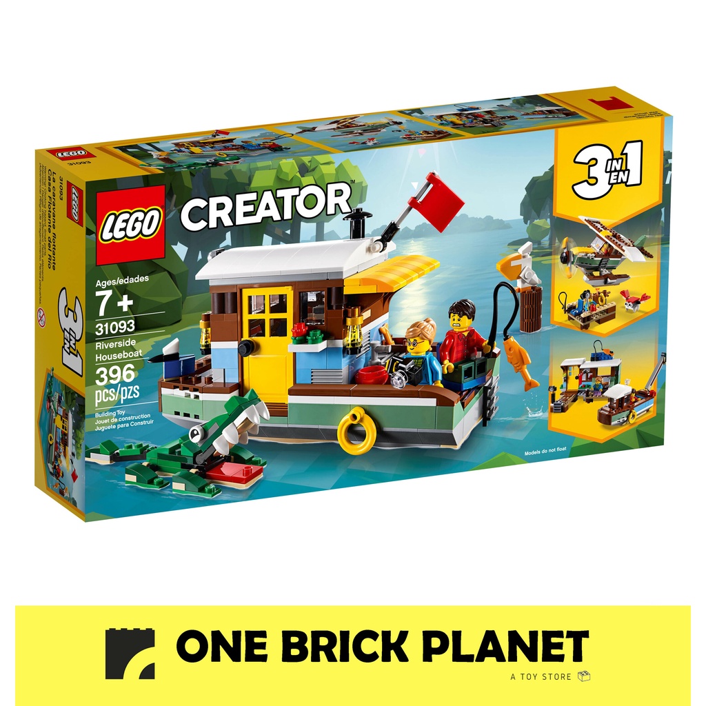 LEGO 31093 Creator 3in1 - Riverside Houseboat | Shopee Malaysia