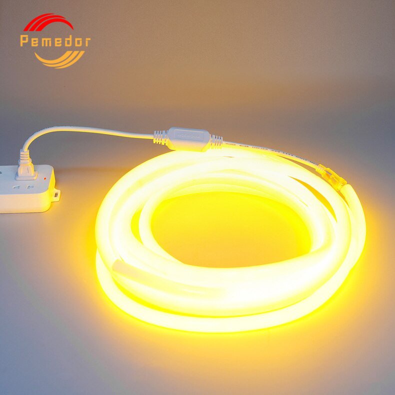 10 Meters LED Strip Light 360 Round LED Neon Light AC 220V Outdoor ...