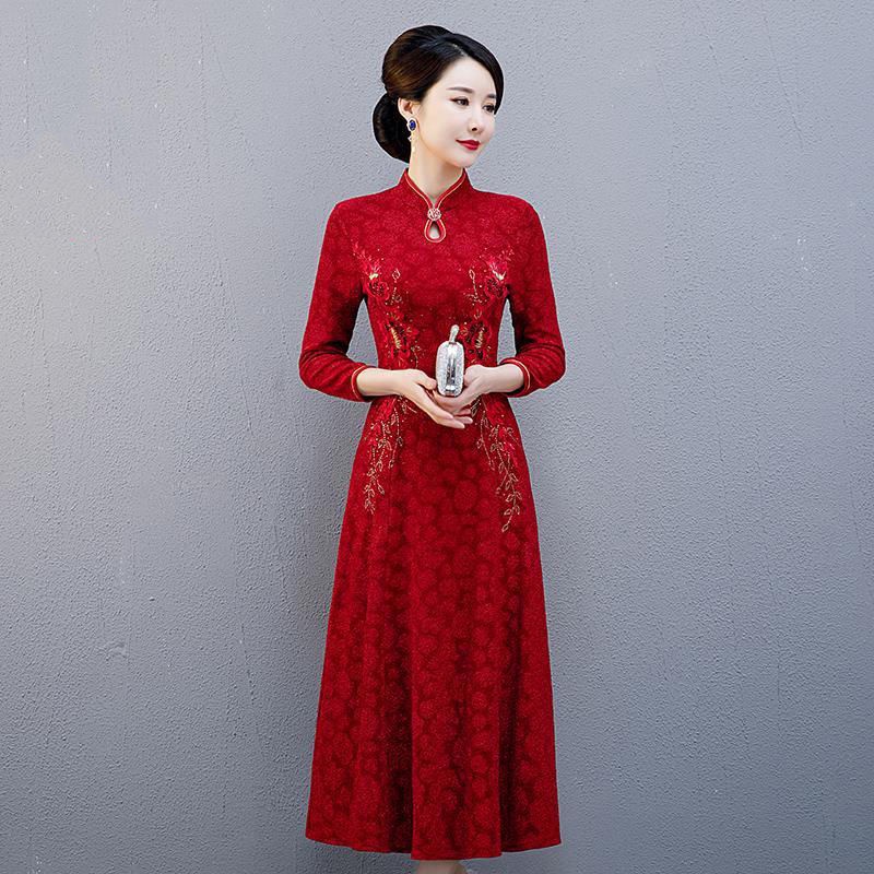 high-end-xi-mother-in-law-wedding-outfit-cheongsam-dress-improved