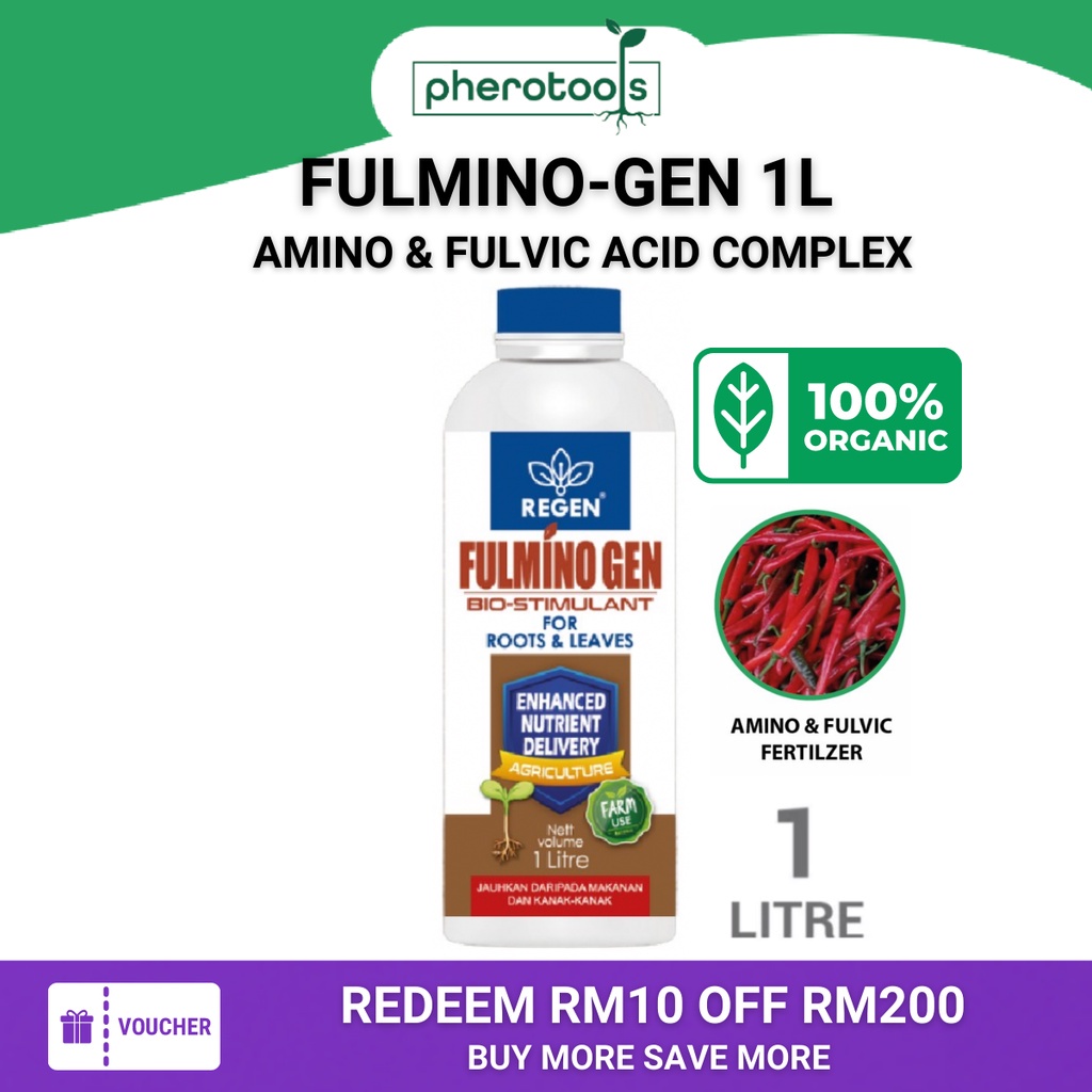 Pherotools FULMINO-GEN Fertilizer (Biostimulant for Roots & Leaves ...
