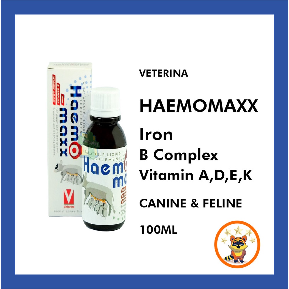 Veterina Haemomaxx Multivitamin Palatable Liquid Supplement Canine Dog ...