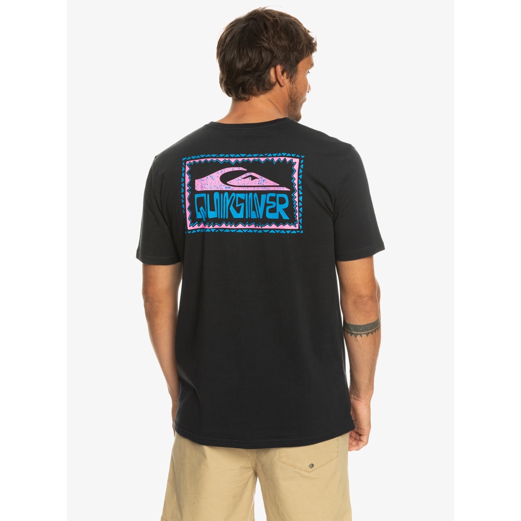 Quiksilver Graphic Men's T-shirt Fashion Classic Short Sleeve Pure 100 ...