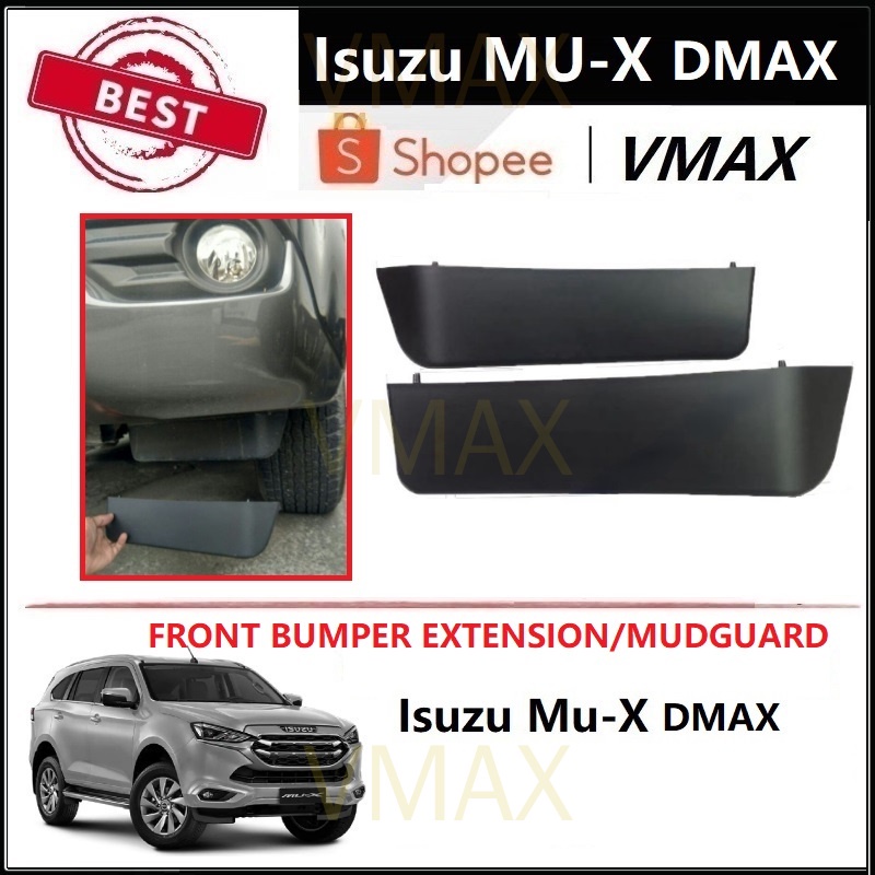 FRONT BUMPER EXTENSION/MUDGUARD For Isuzu mu-X / mux2014-Present 2014 ...