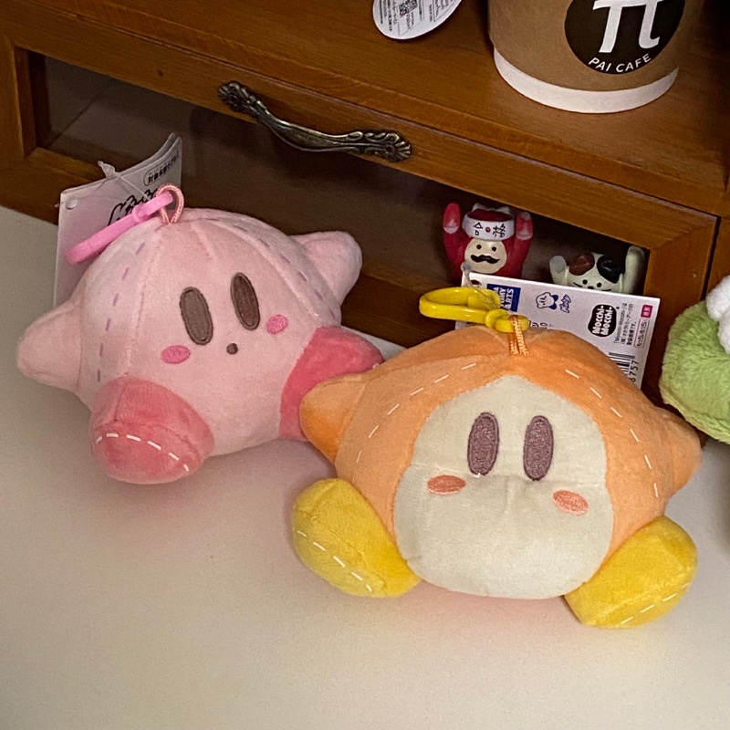 Cute Cartoon Star Kirby Plush Doll Toy Pendant Keychain Bag Pendant ...