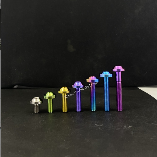 Titanium M8 T40 Big head Motorcycle body frame Titanium Bolts TC4/GR5 ...
