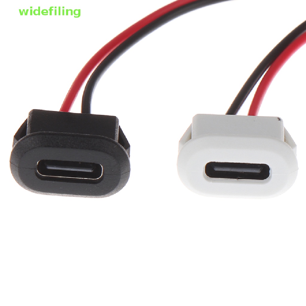 widefiling 2Pin USB-C TypeC Waterproof USB Connector Direct Compression ...