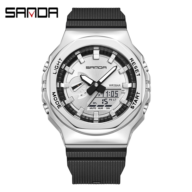 Sanda Men's Watch Luminous Multi-function Metal Luxury Fashion Men's ...
