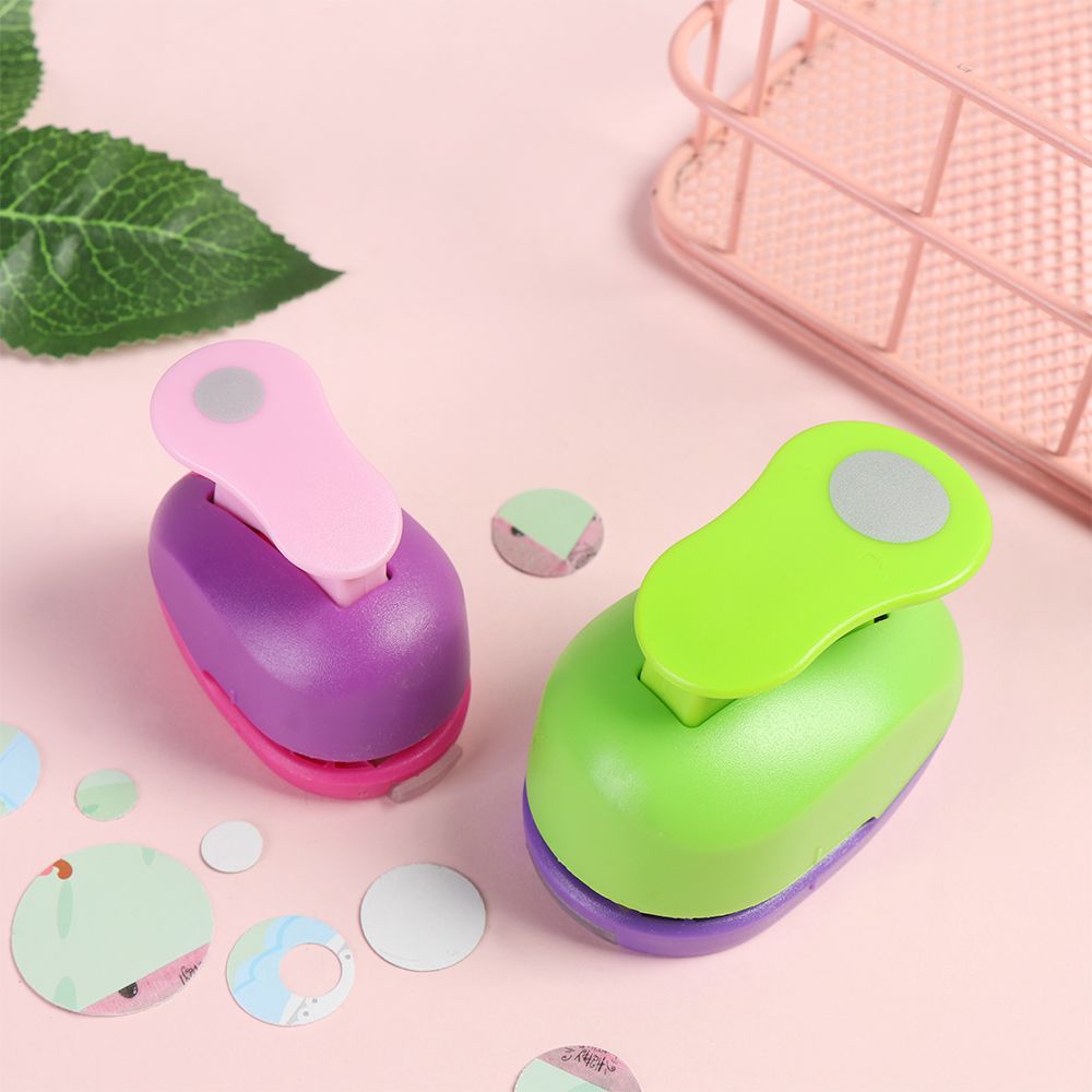 Kamei DIY Round Hole Punch Paper Shaper Cutter Embossing Making Cards ...