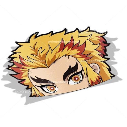 Kyojuro Rengoku | Demon Slayer | Peeker Anime Stickers for Cars NEW ...