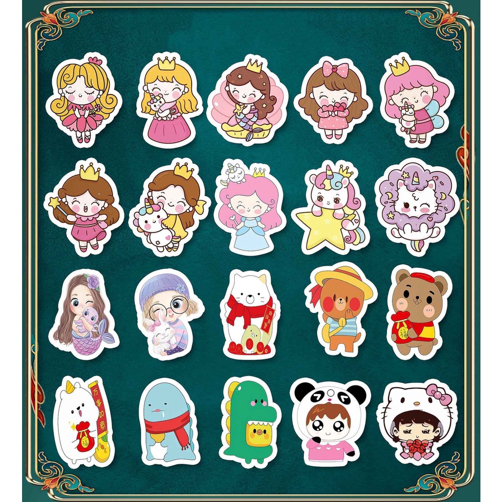 5 pcs Sampul Duit Raya Cartoon Green Packet Cartoon Red Envelope Green ...