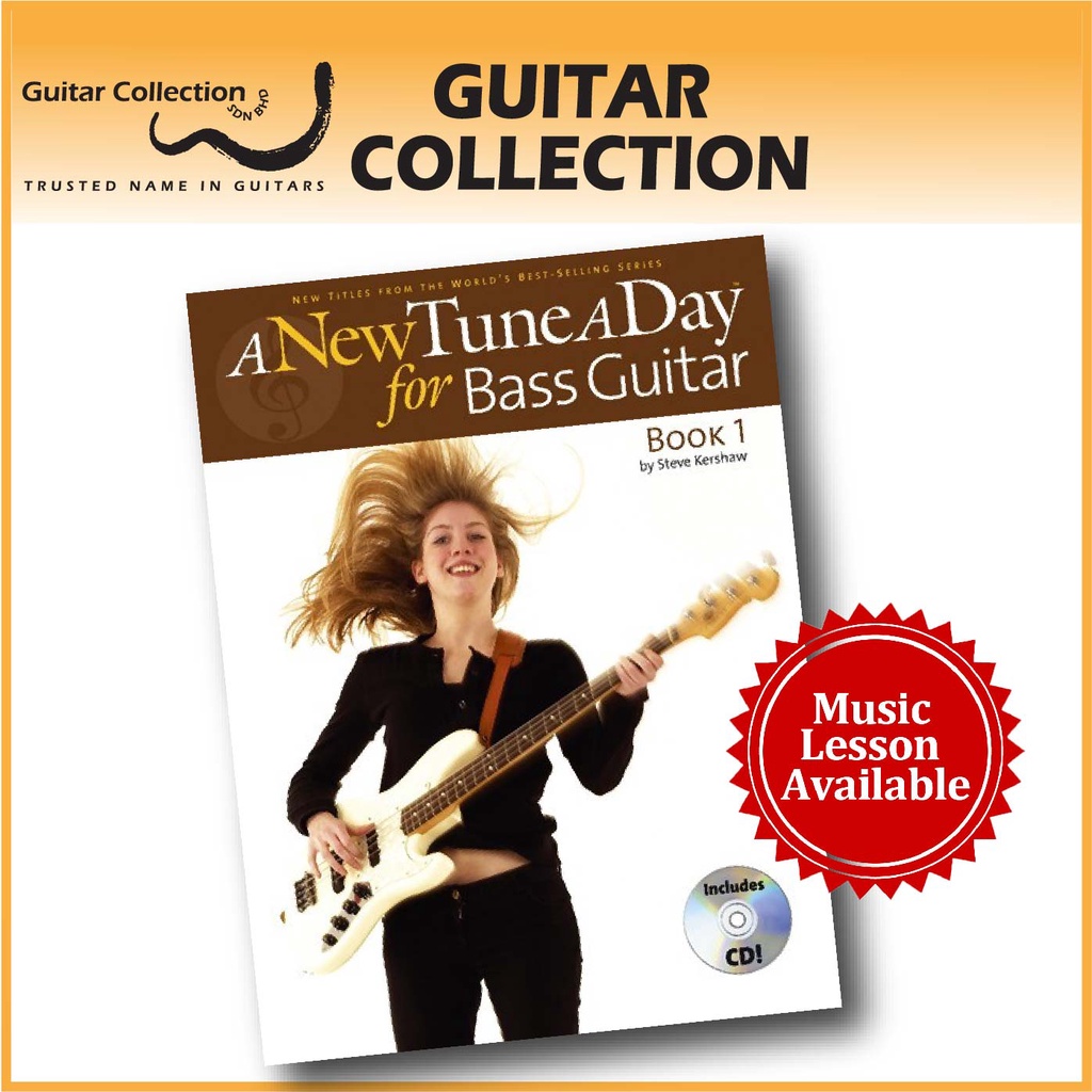 A New Tune A Day for Bass Guitar Book 1 (With CD) | Shopee Malaysia