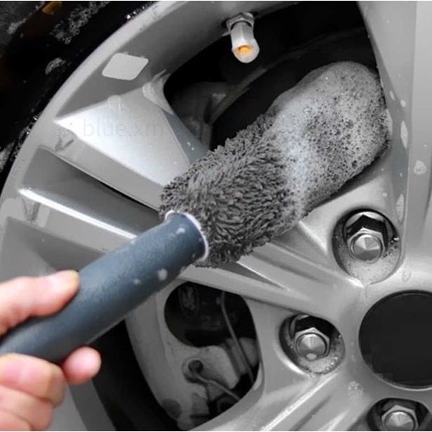 🚘Ready Stock🚘Car Wash Microfiber Wheel Tire Rim Brush Car Wheel Wash ...