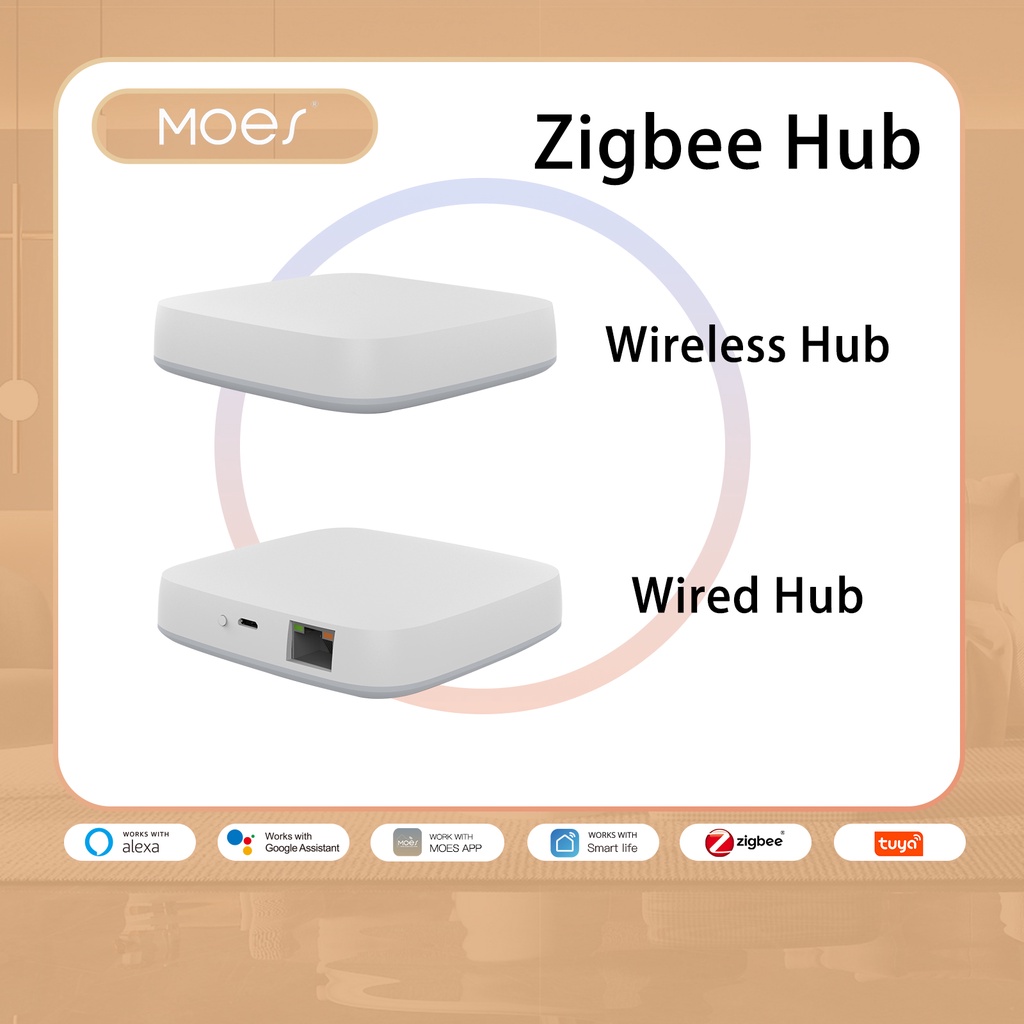 Moes Tuya ZigBee Smart Gateway Hub Smart Home Bridge Smart Life App ...