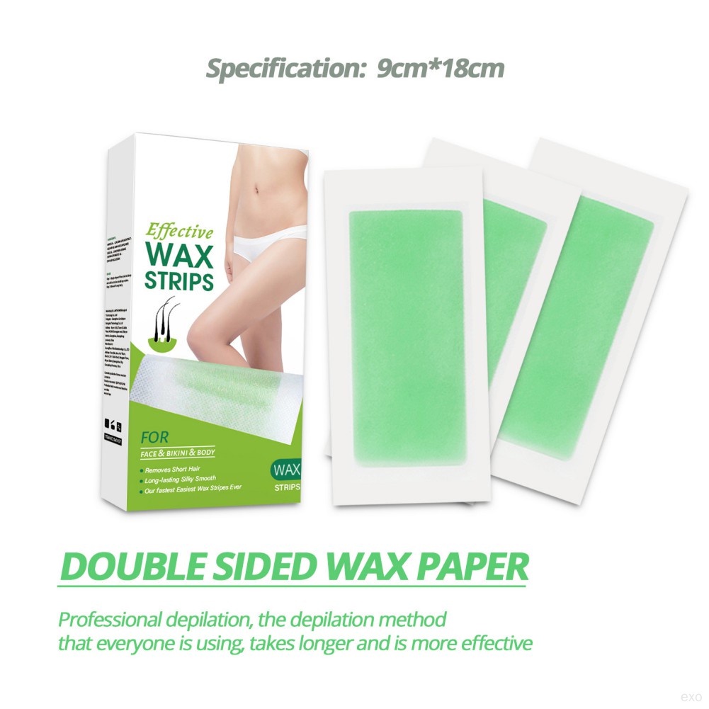 32Pcs/Box Hair Removal Wax Strips Bikini Body Arms Beard Hair Removal ...