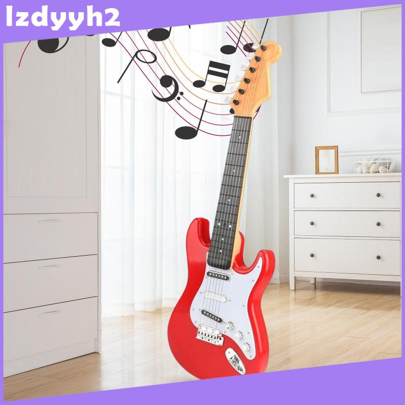 [LzdyyhacMY] Kids Electric Guitar Toy Strings Educational Multi Use for ...