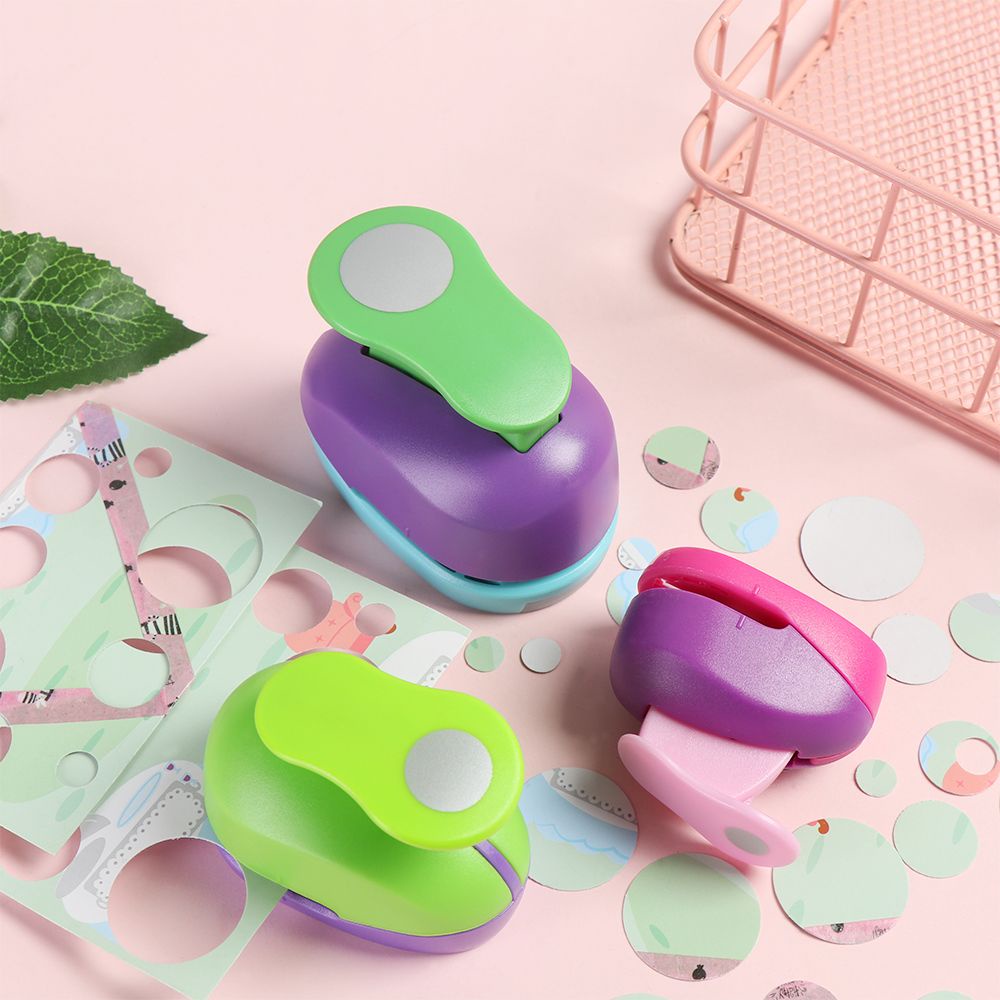 Kamei DIY Round Hole Punch Paper Shaper Cutter Embossing Making Cards ...