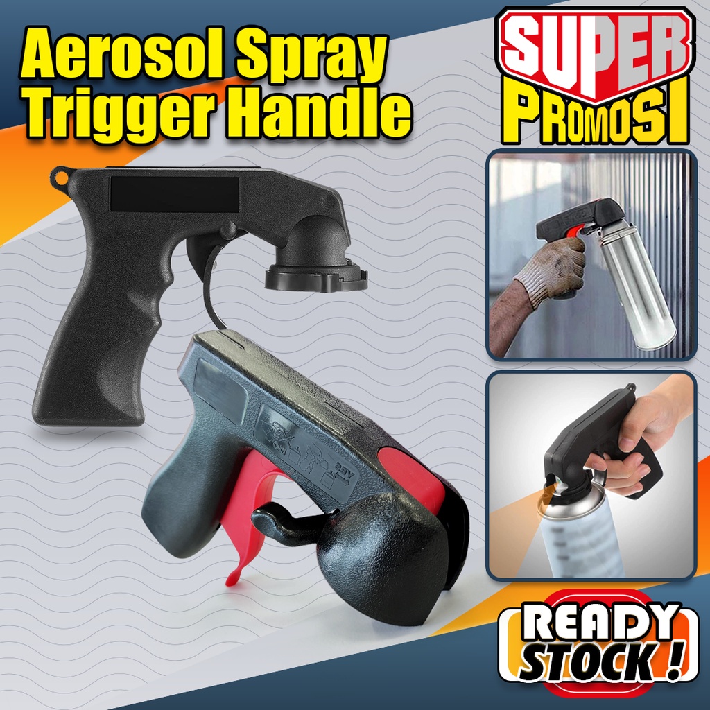 Paint Spray Gun Handle Protable Aikka Pemegang Semburan Spray Aerosol ...