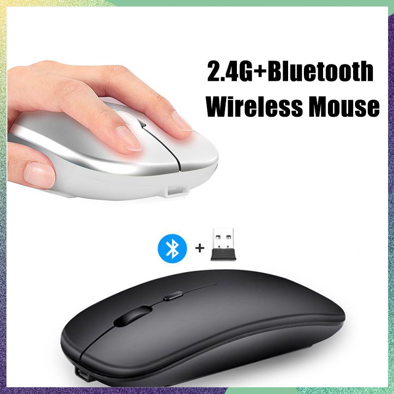 Rechargeable Wireless Bluetooth Mouse Computer Ergonomic Mini Usb Mouse