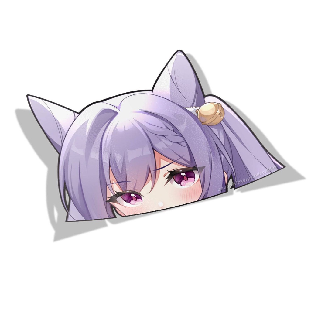 Genshin Impact | Keqing | Peeker - Peek - Anime Vinyl Stickers NEW ...