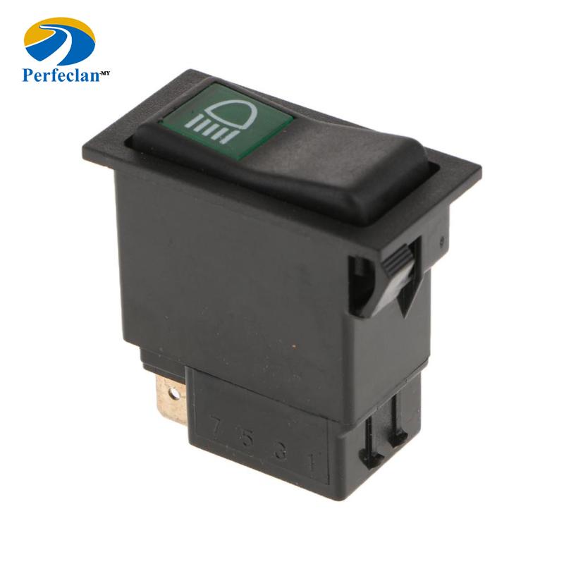 [ 2PCS 2 Pin/3Pin Fog Light On/ Push Button Rocker Switch for Car ...