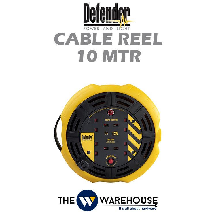 Defender Industrial Extension Wire Cable Reel 10 m | Shopee Malaysia