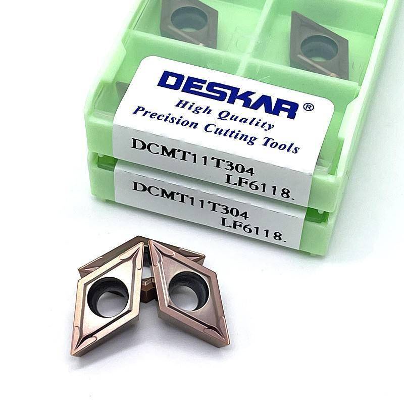 100% Original 10PCS High Quality DCMT11T304 DCMT11T308 DCMT070204 DCMT070208 MV LF6018 LF6118 ...