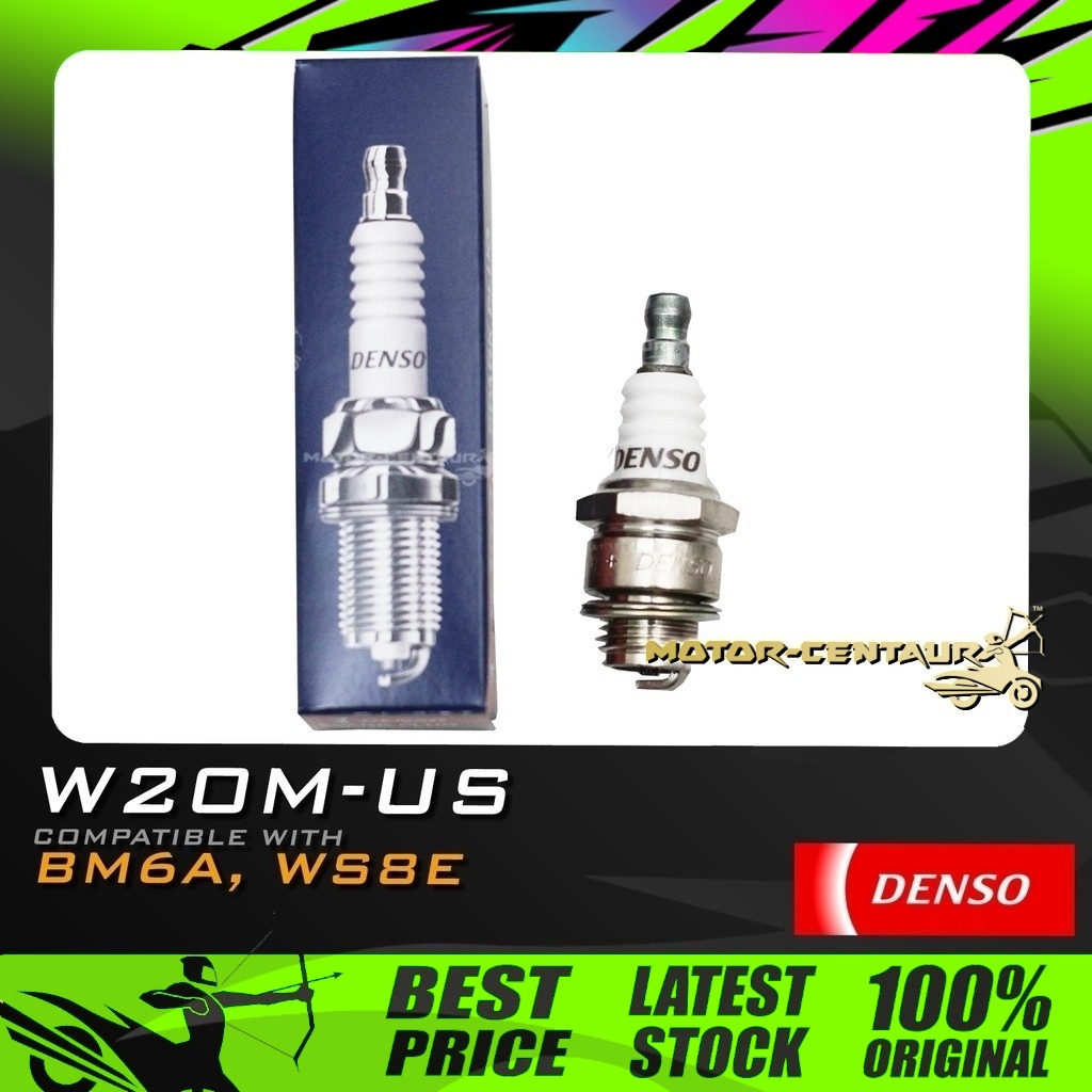 PALAM PENCUCUH DENSO SPARK PLUG W20M-US (WS8E, BM6A) FOR MESIN RUMPUT ...