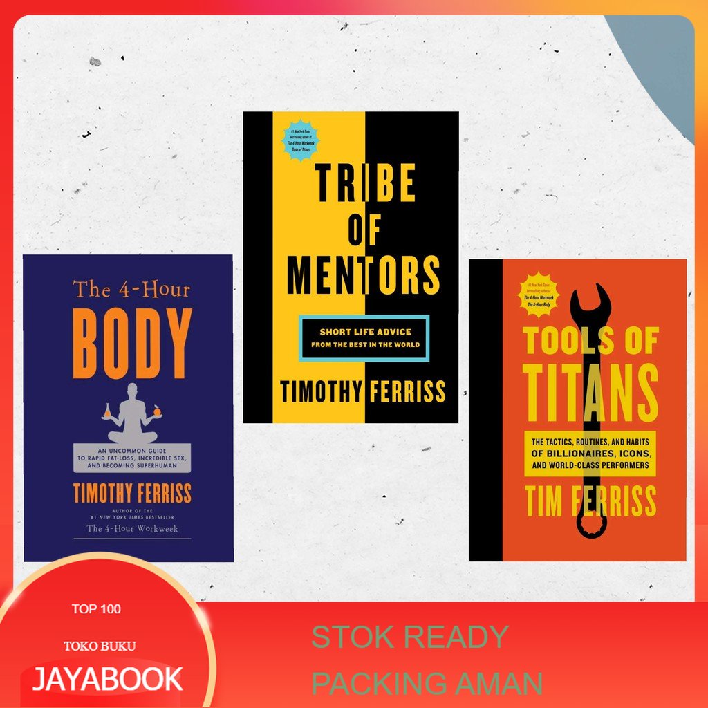(Eng) Timothy Ferriss Books Collection (The 4-Hour Body, Tribe Of ...
