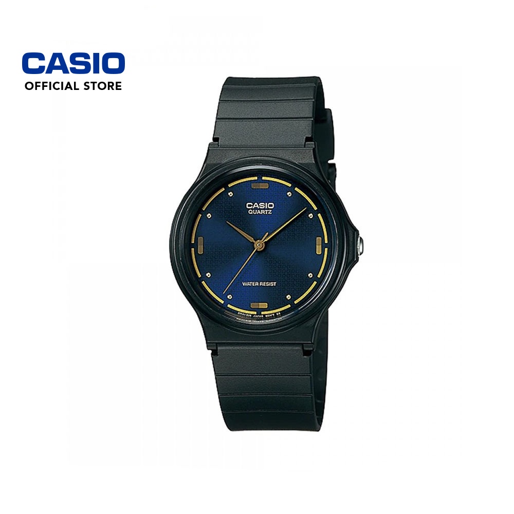 Casio General MQ-76-2A Black Blue Resin Band Men Youth Watch | Shopee Malaysia