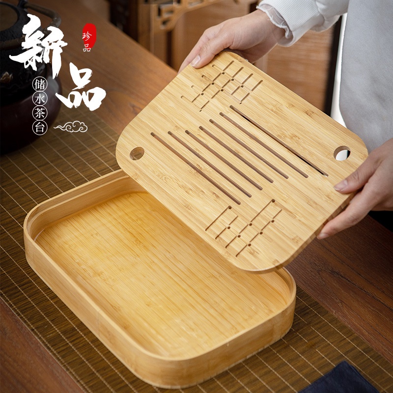 New Style Japanese Bamboo Tea Tray Simple Household Tea Room Hotel Dry ...