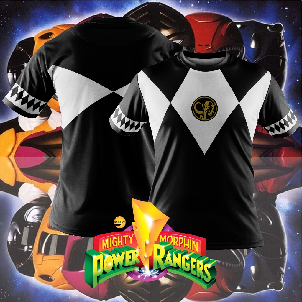 [READY STOCK] POWER RANGERS MIGHTY MORPHIN BLACK COSPLAY BAJU KANK ...