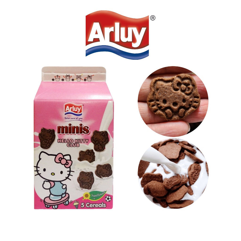 Arluy Hello Kitty Shaped Chocolate Cereal 135g | Shopee Malaysia