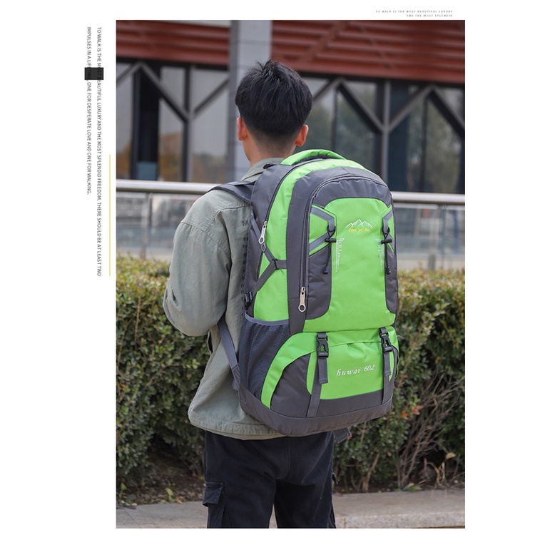 MR 60L Large Capacity Premium Hiking BACKPACK Waterproof Shoes ...