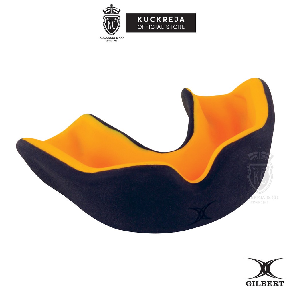 Gilbert X Brace Dual Density Mouthguard - Black/Orange | Shopee Malaysia