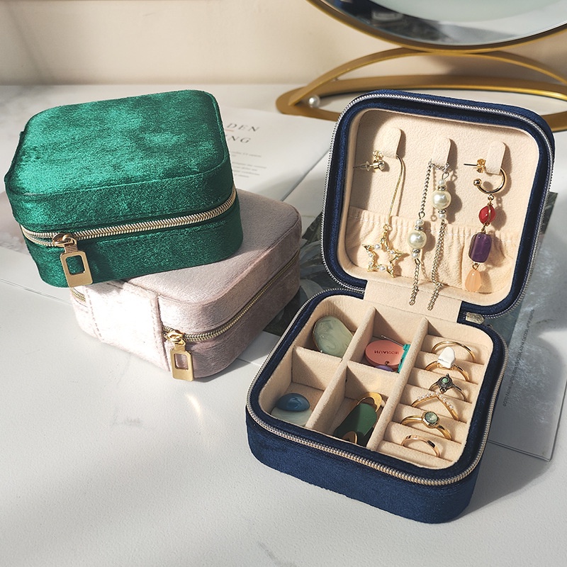 CASEGRACE Travel Jewelry Box Organizer Small Jewellery Storage Boxes ...