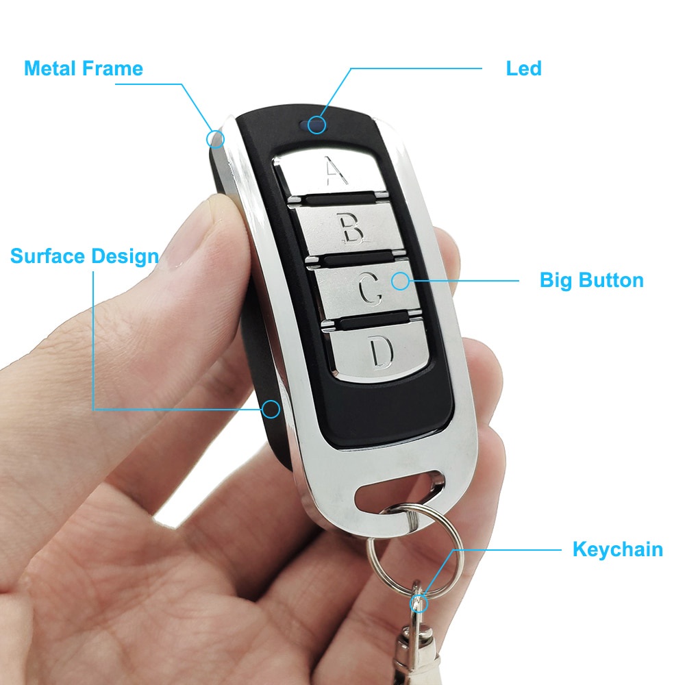 4 in 1 Multi Frequency Copy Remote Control 280MHz- 868Mhz Electric Gate ...