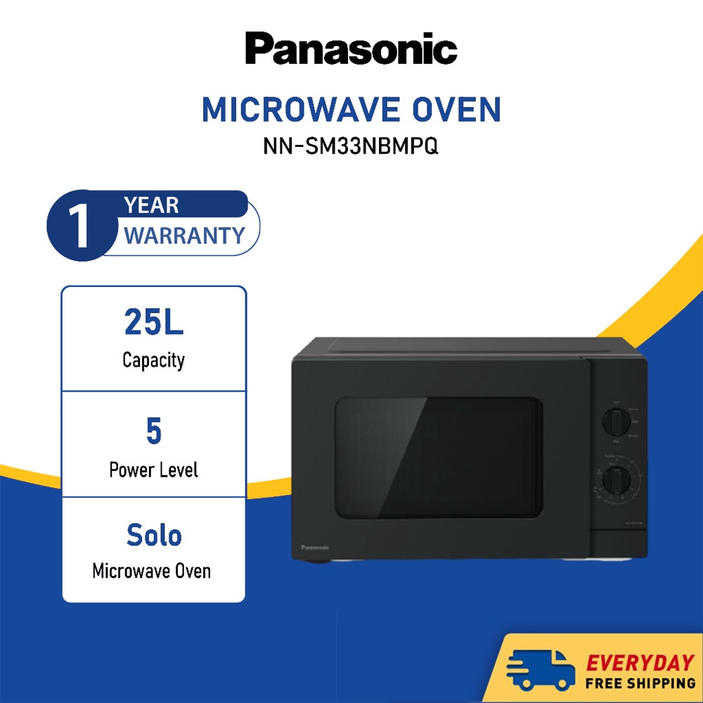 Panasonic Nn-Sm33 25L Solo Microwave Oven Nn-Sm33Nbmpq | Shopee Malaysia