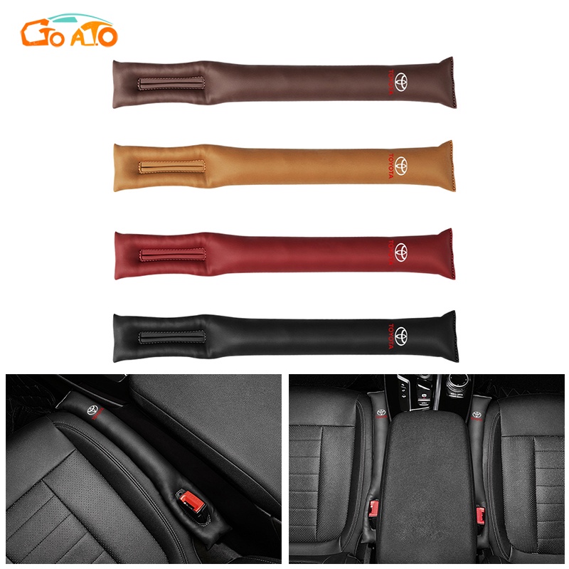 GTIOATO Car Seat Gap Filler Leather Leak Proof Pad Strip Car Accessories Interior For Toyota ...