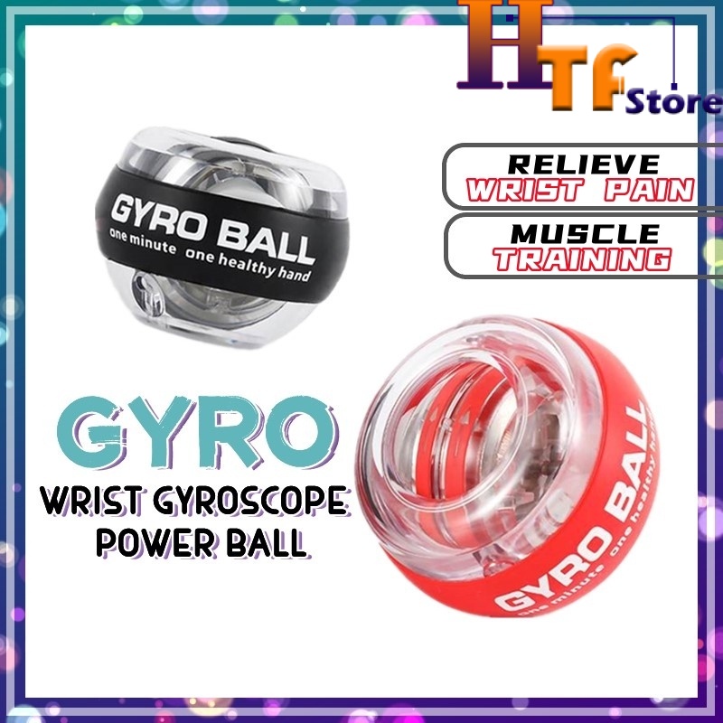 Wrist Gyro Ball Gyroscope Power Hand Ball Gym Training Exercise Tool ...