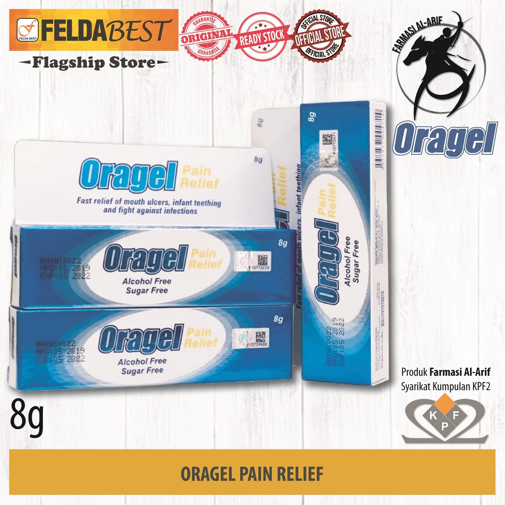 ORAGEL PAIN RELIEF 8g | Shopee Malaysia