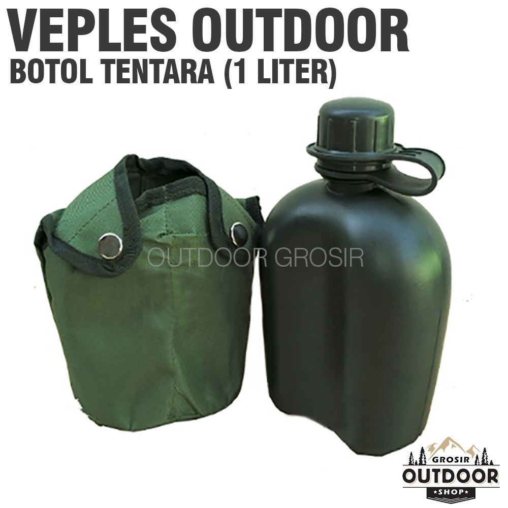 Survival Drinking Water Container 1 liter Capacity - Army Drinking ...