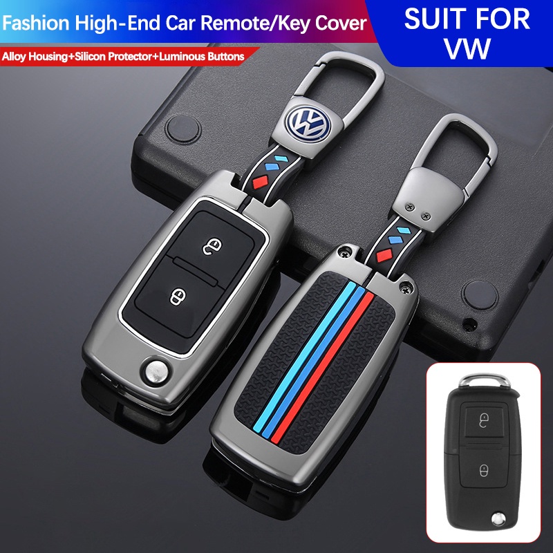 Car Key Keychain Cover Case For Volkswagen Vw Jetta Golf Passat Beetle ...