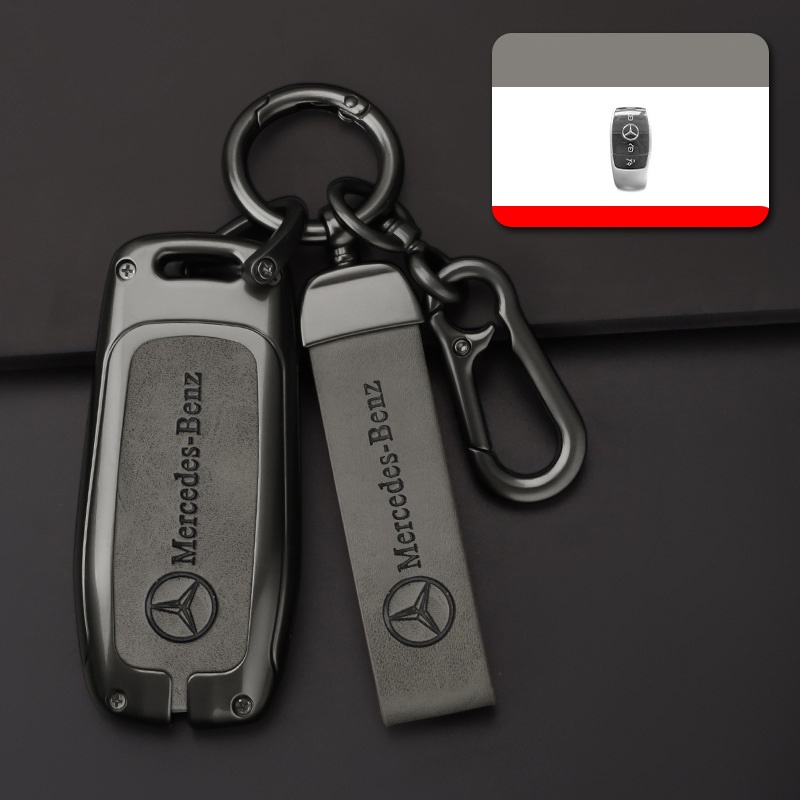 Zinc Alloy Car Key Case Cover for Mercedes Benz E C S GLC Class E200 ...