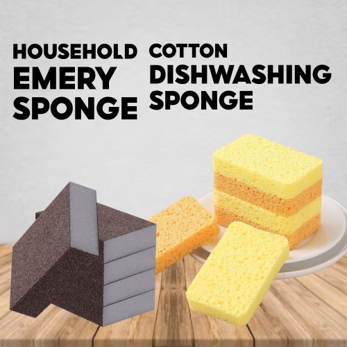 Wood Pulp Cotton Dishwashing Sponge Rag Magic To Wipe Away Oil | Shopee ...